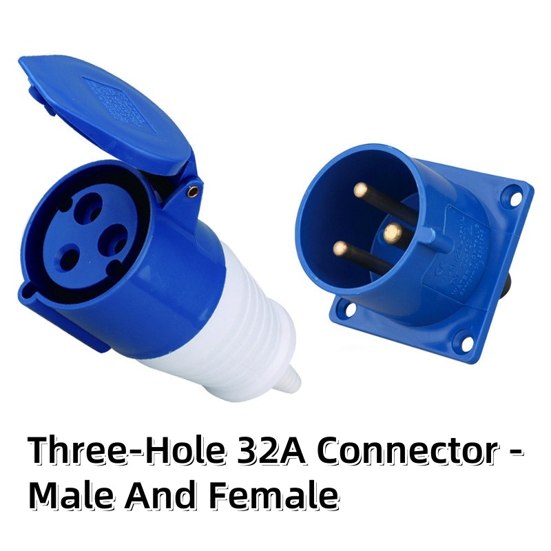 3PIN 16A/32A Electrical Connection Male Female IP44 Industrial Plug ...