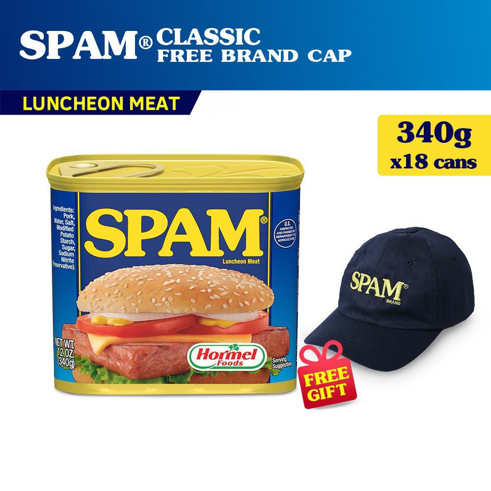 SPAM® Classic FREE Cap Pack (18 Cans) | Shopee Philippines