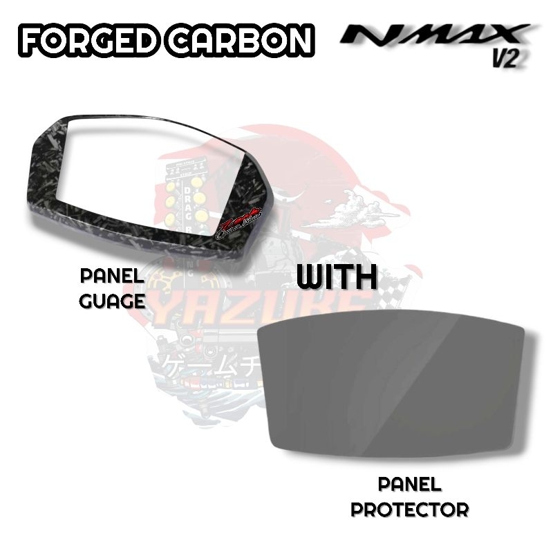 NEW!! Yamaha Nmax v2&v2.1 twill and forged hydro dip carbon glossy ...