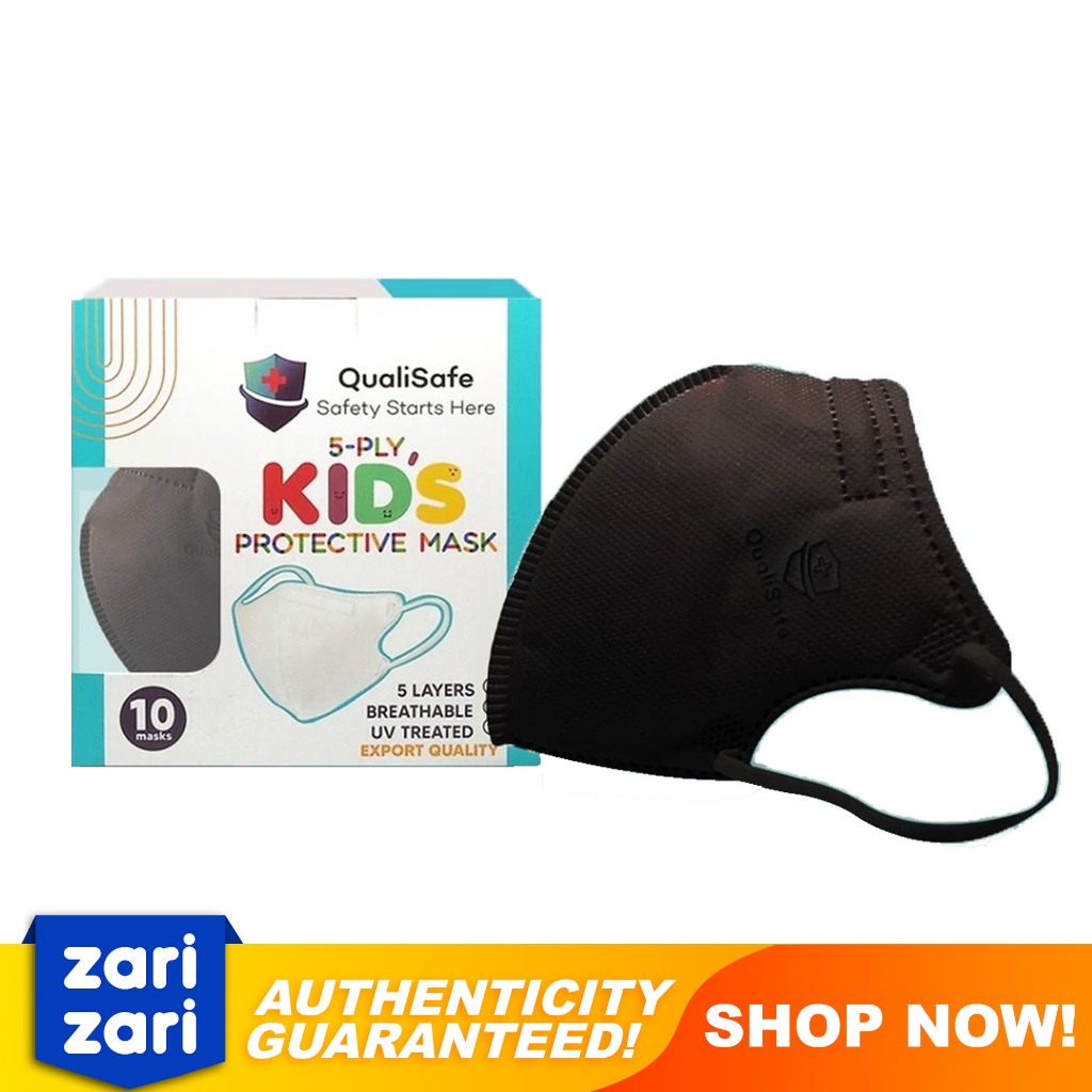 Qualisafe KN95 Kids Protective Mask 5-Ply 2 to 7 years old 10 pcs ...
