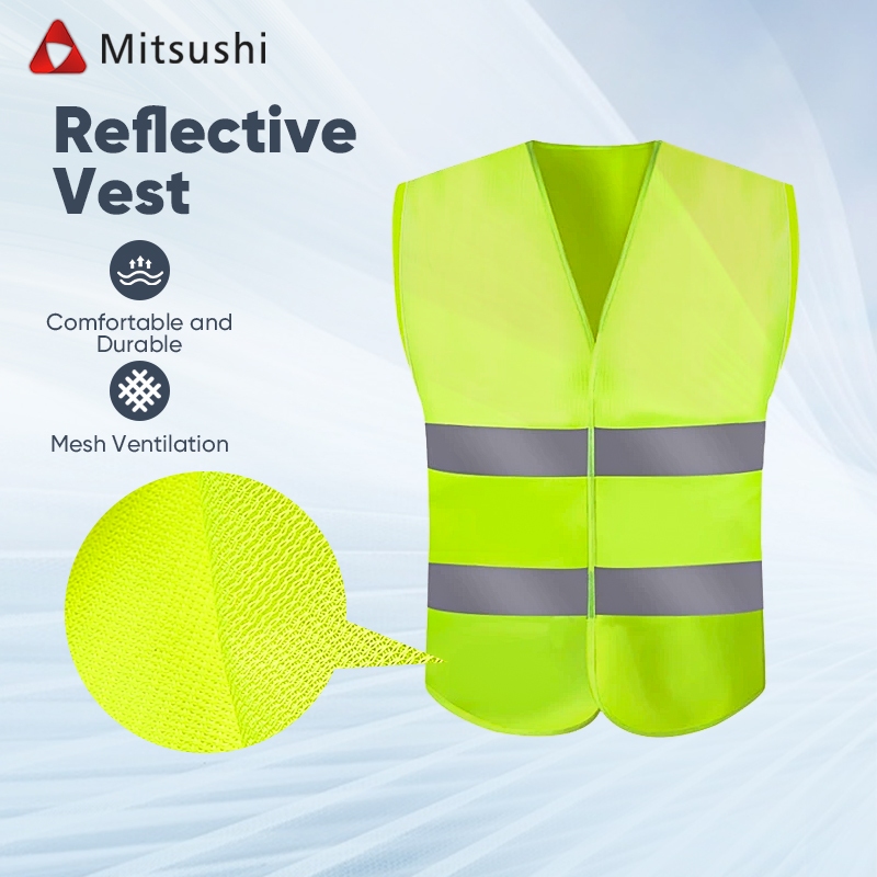 Mitsushi High Visibility Reflective Safety Vest – Warning Waistcoat for ...