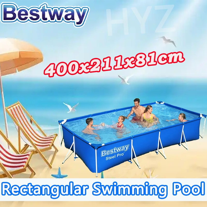 Bestway Steel Pro Swimming Pool For Kids Adults Big Size Swimming Pool ...