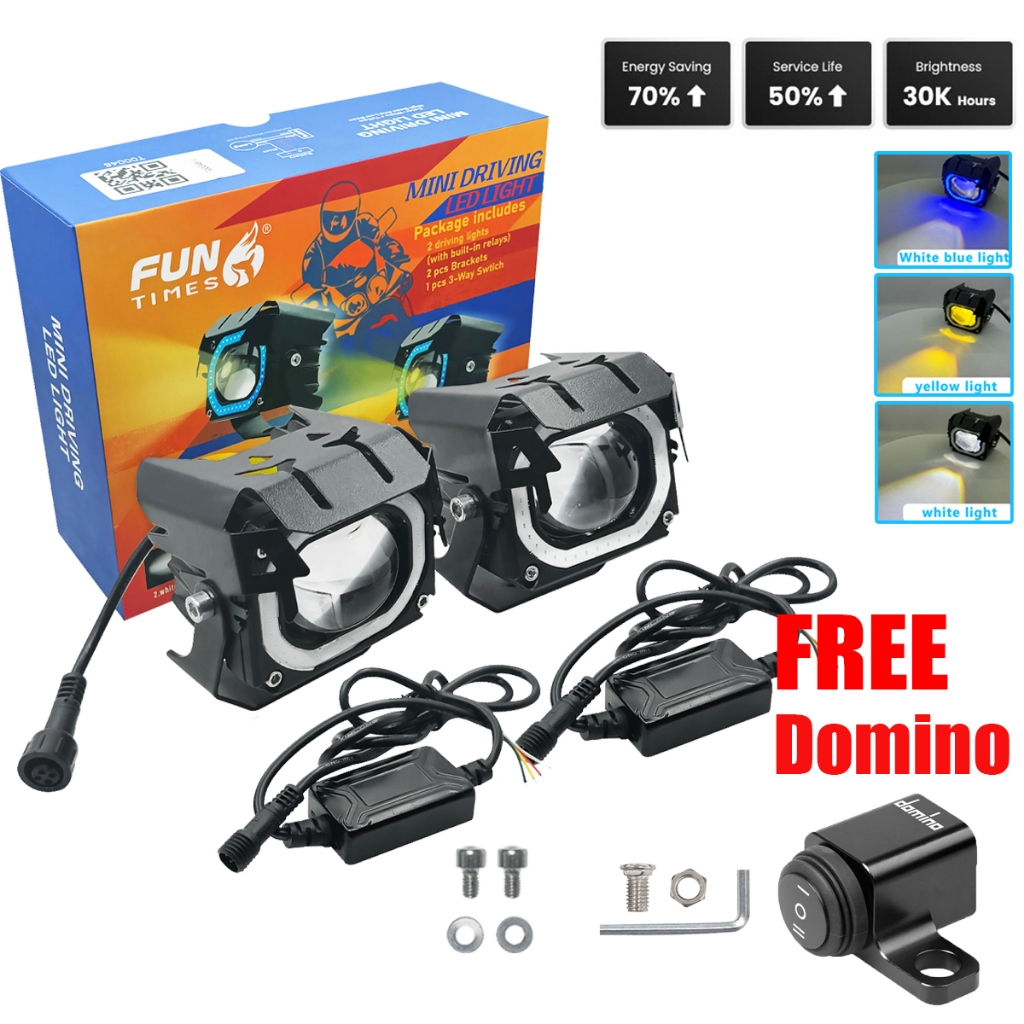 A Pair of Mini Driving Light V7 Pro Mdl With ballast Led Light For ...