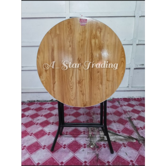 60cm HIGH ROUND / Heavy Duty Folding Table / Dining table /[ FULLY ...