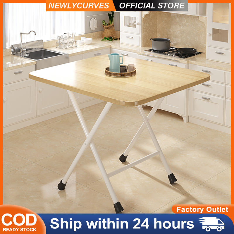 NEW - Folding DiningTable lamesa Foldable Computer Desk Portable Small ...