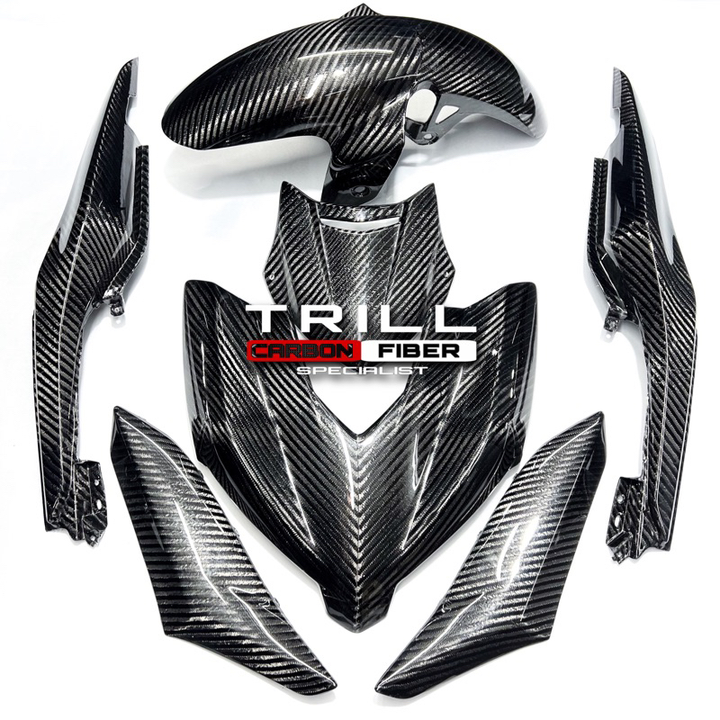 Sniper 155 ABS New version front and rear PURE CARBON FIBER INFUSION (V ...