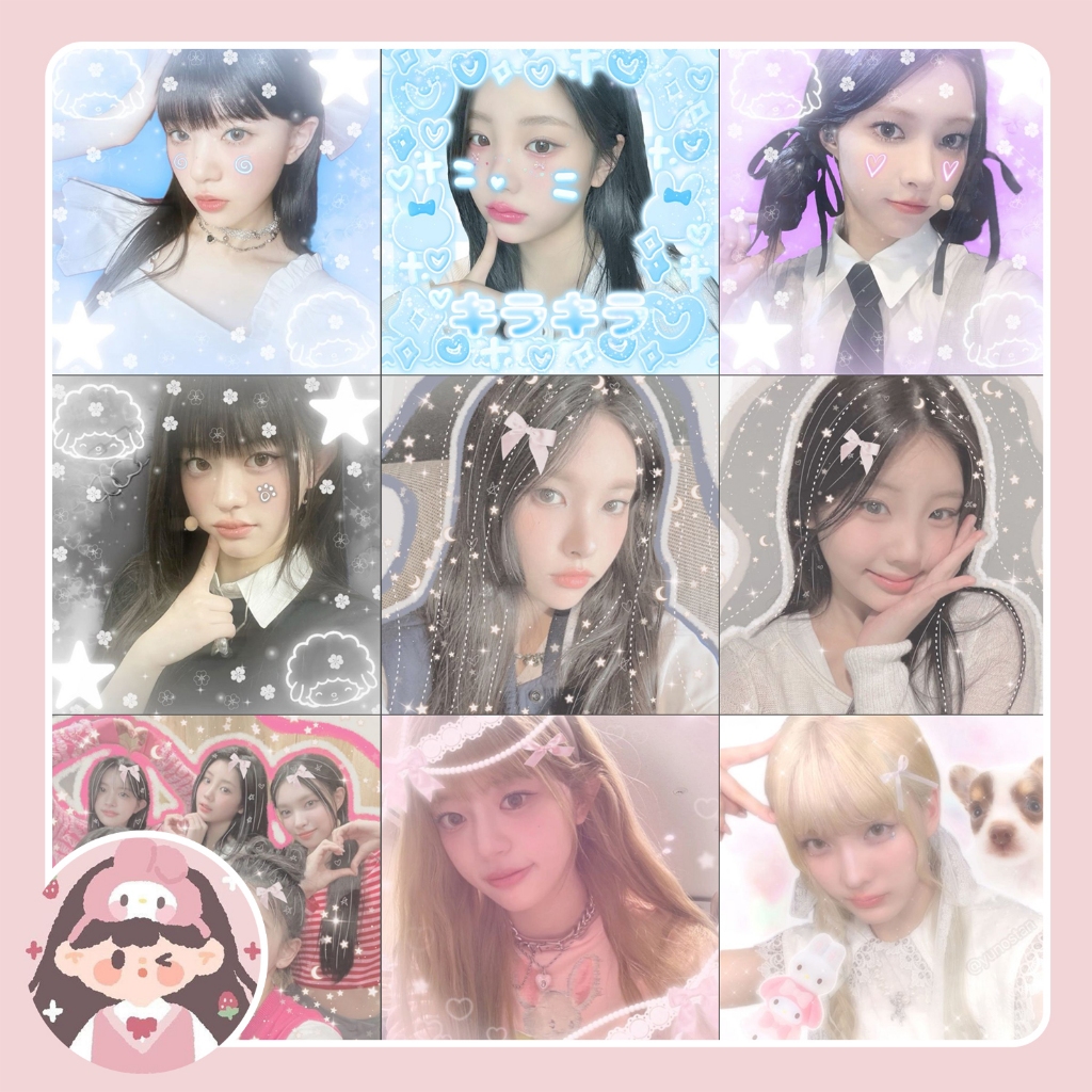 48pcs ILLIT Kpop Love Mail Happy Mail Stickers Random | Shopee Philippines