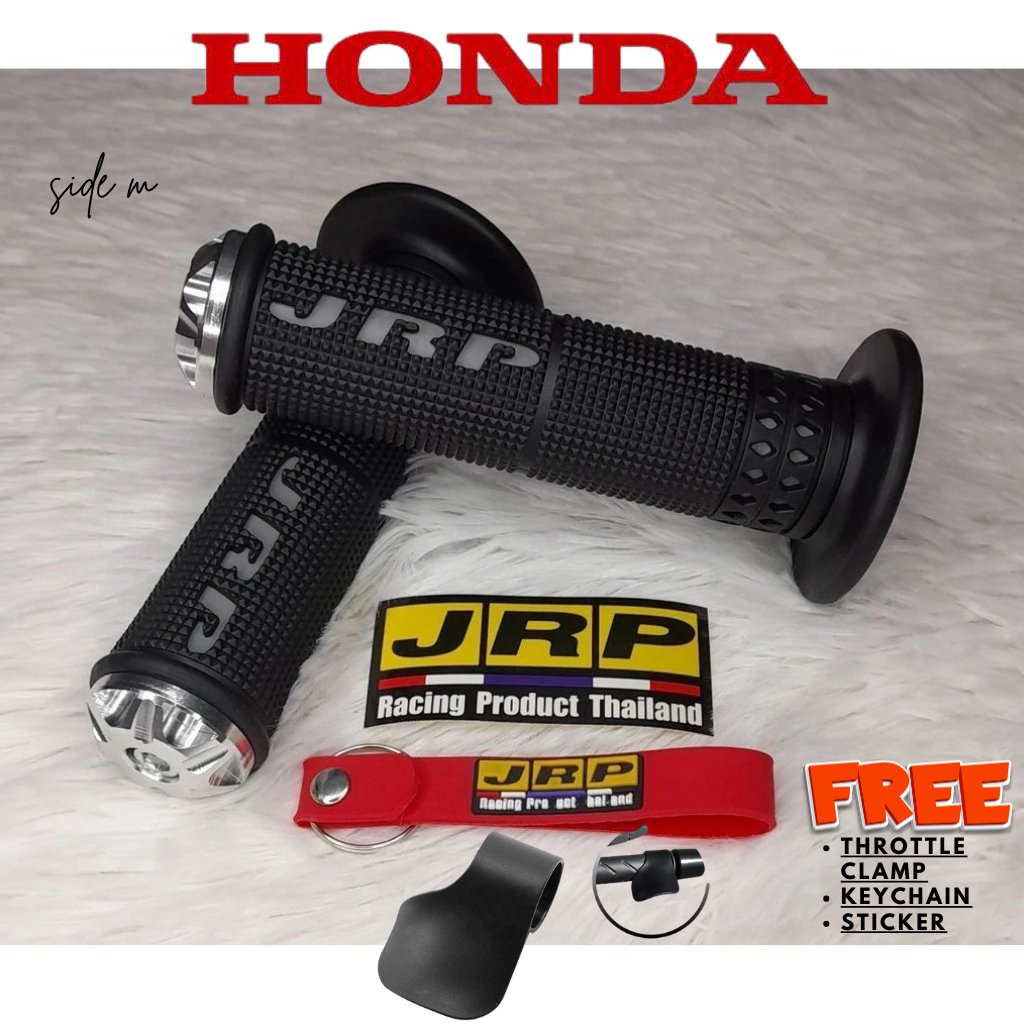 HONDA CLICK 150 MOTORCYCLE JRP HANDLE GRIP BLACK THAILAND BLACK 1 PAIR ...