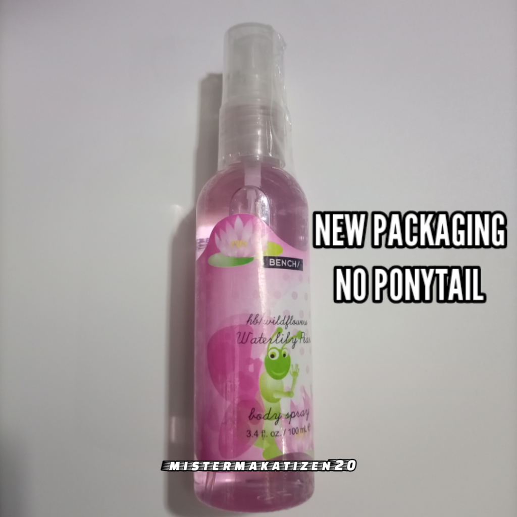 Bench Wildflowers Waterlily Pear Body Spray 100ml (NO PONYTAIL, NEW ...