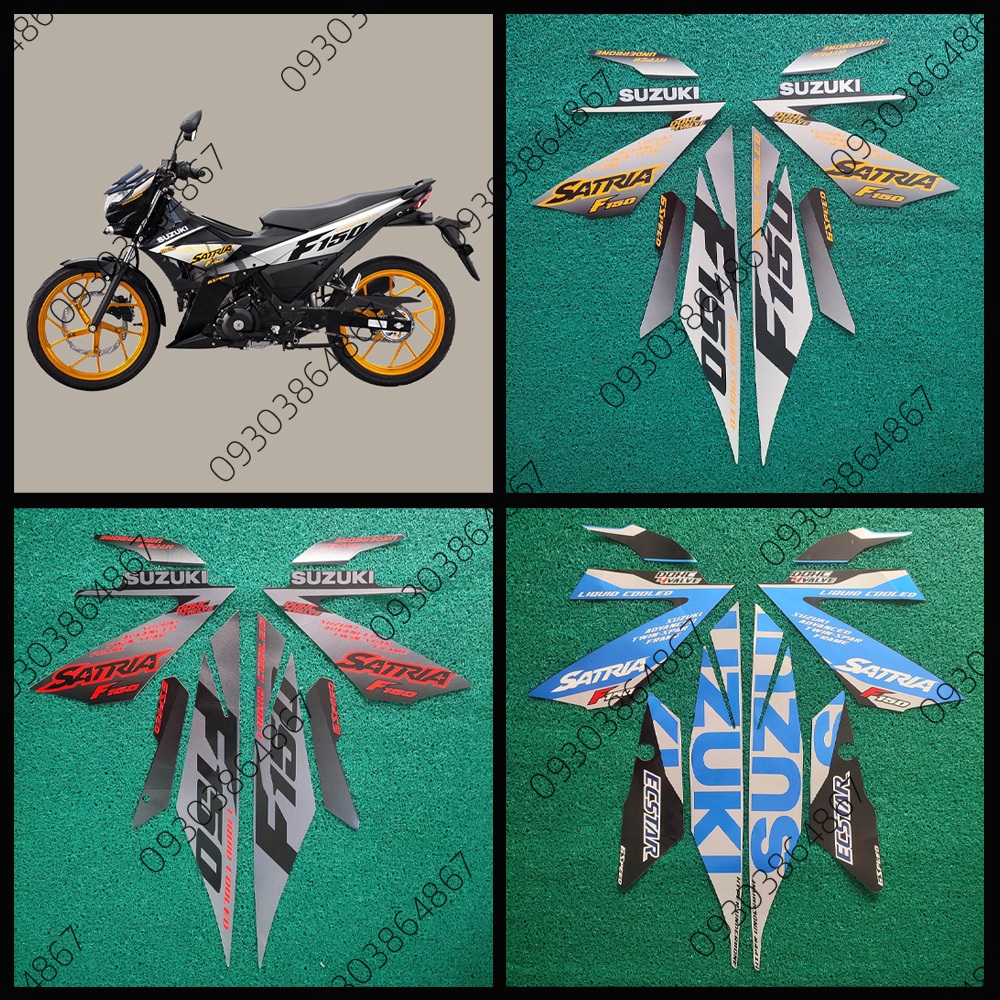 SUZUKI RAIDER 150 Fi (SATRIA VERSION) Stock Decal/Sticker | Shopee ...