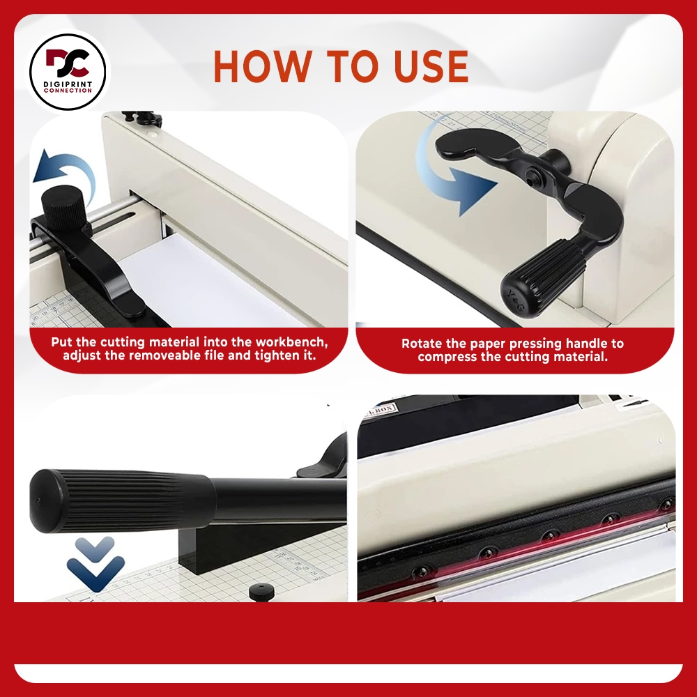 Officom Ream Cutter A3/A4 Size Heavy Duty Paper Cutter Paper Trimmer ...