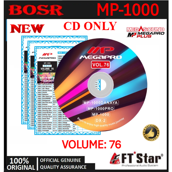 Volume 76 Update Disc MP Megapro MP1000 MP1000pro Danaya | Shopee ...