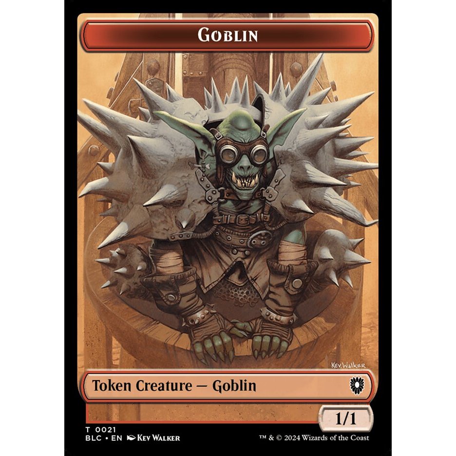 MTG Singles: Goblin // Thopter Double-Sided Token - Commander ...