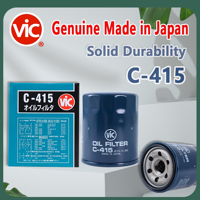 Japan Original Vic C-415 Engine Oil Filter For Toyota & Hyunda ...