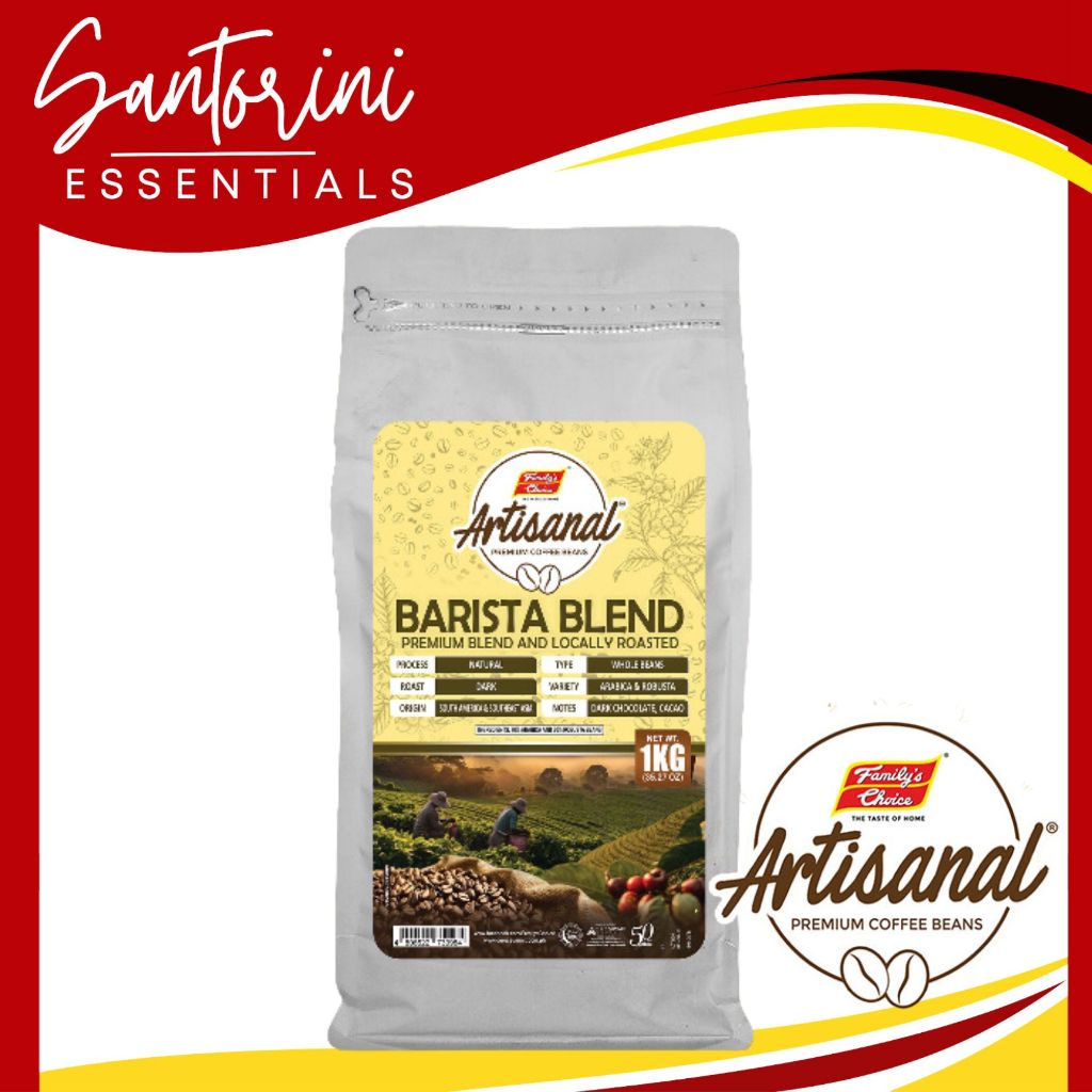 Family's Choice Artisanal Barista Blend Coffee Beans 1kg | Shopee ...