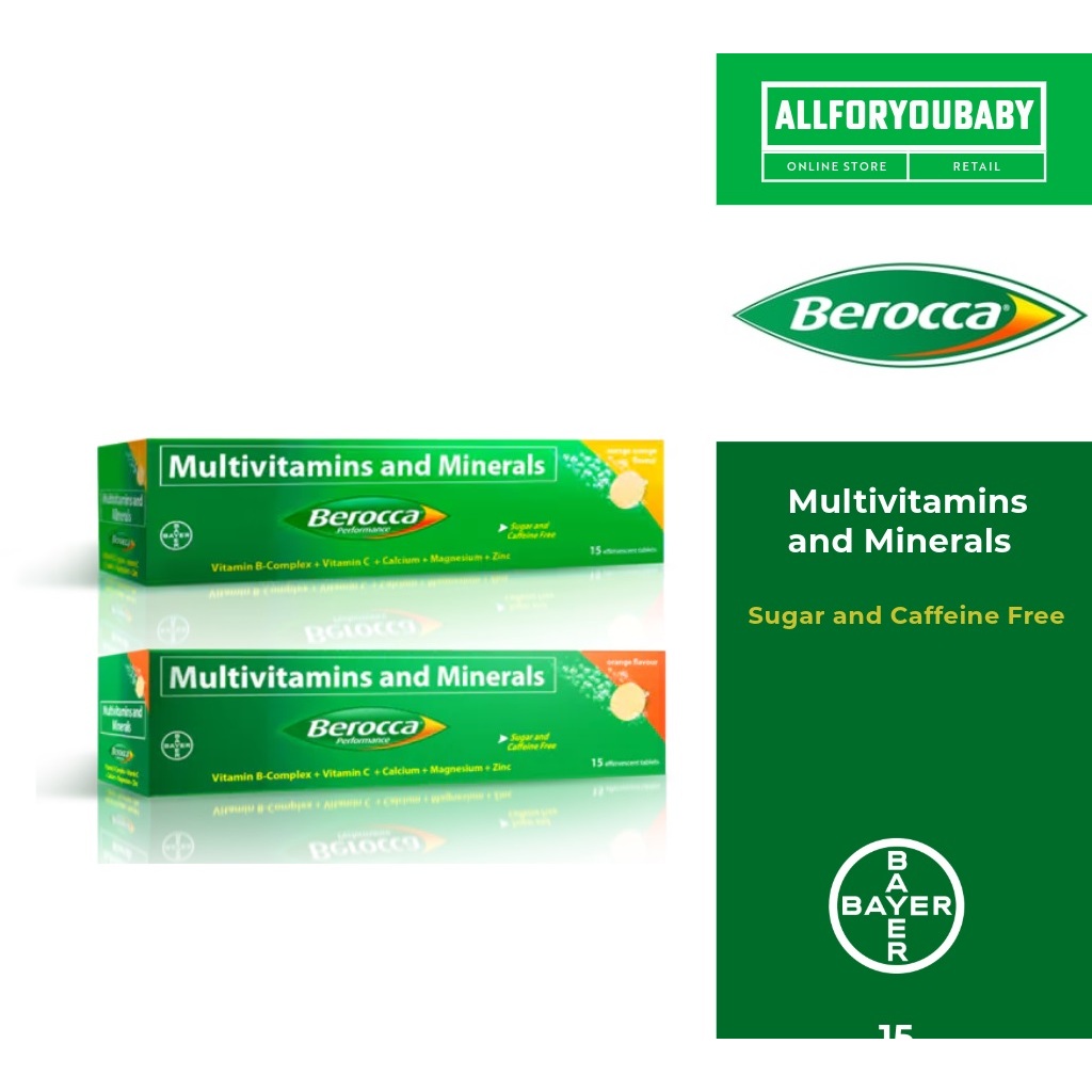 Berocca Multivitamins and Minerals 15 tablets | Shopee Philippines
