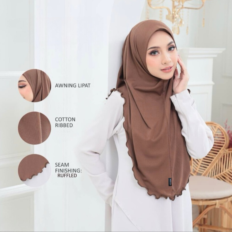 AC ALFARO (chin cover) Instant Hijab | Shopee Philippines