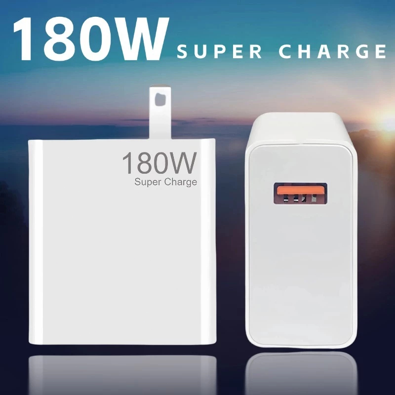 Original 180W GaN Adaptor 6A Quick Charge USB Charge Adapter Fast Charger for Android Phone 120W ...