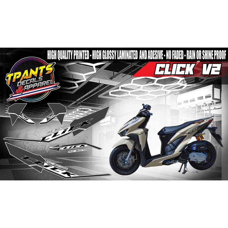 Click V2 RC Edition Decals | Shopee Philippines
