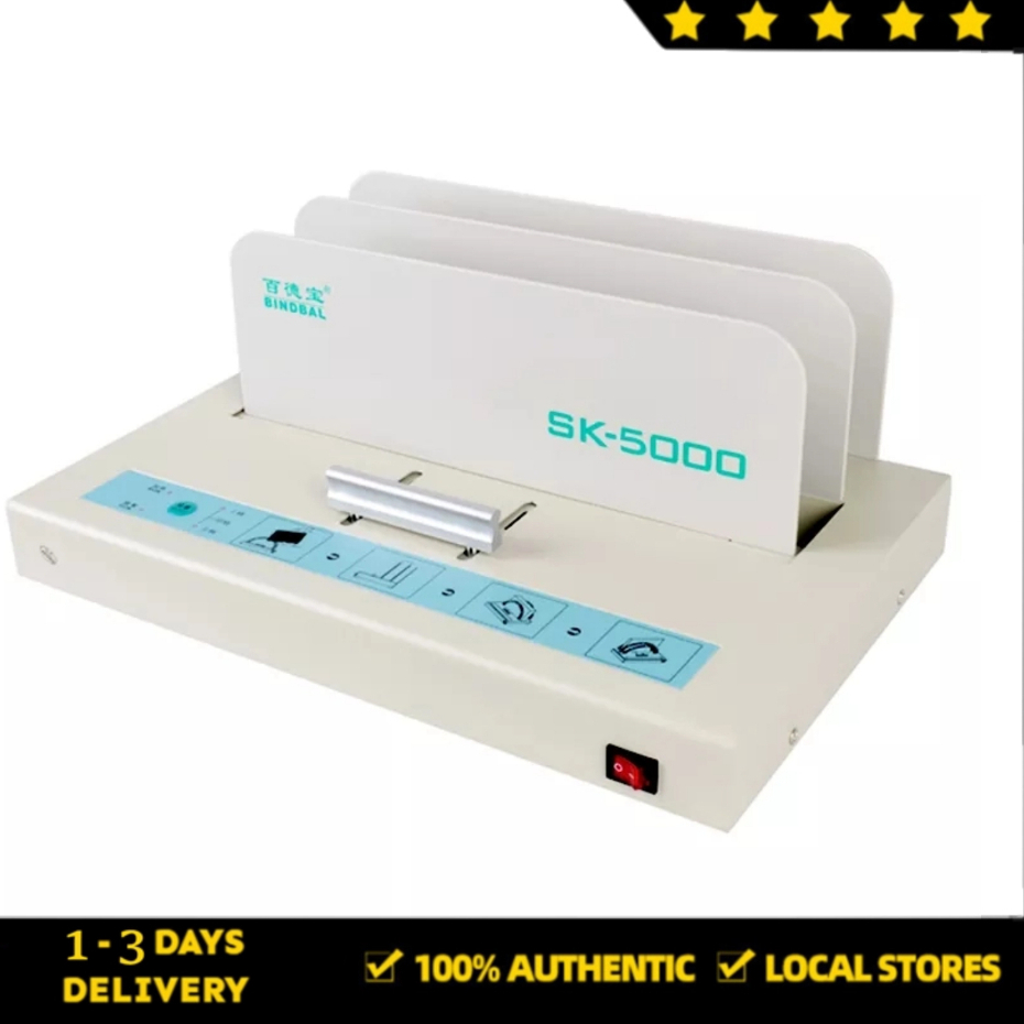 Manila 220V 50mm Hot Melt Binding Machine Automatic A4 Book Paper Sheet ...