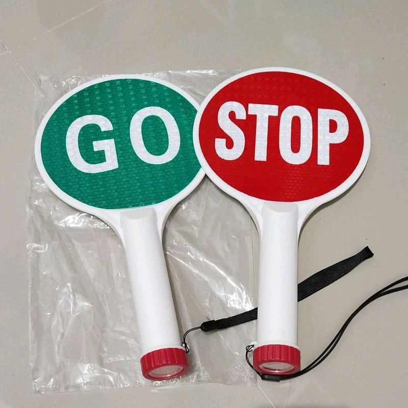 Stop and Go Traffic Signage Safety Warning Signal Reflectorized ...