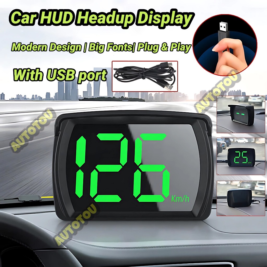 Auto GPS Head-Up Display Auto Electronics HUD Projector Display Digital ...