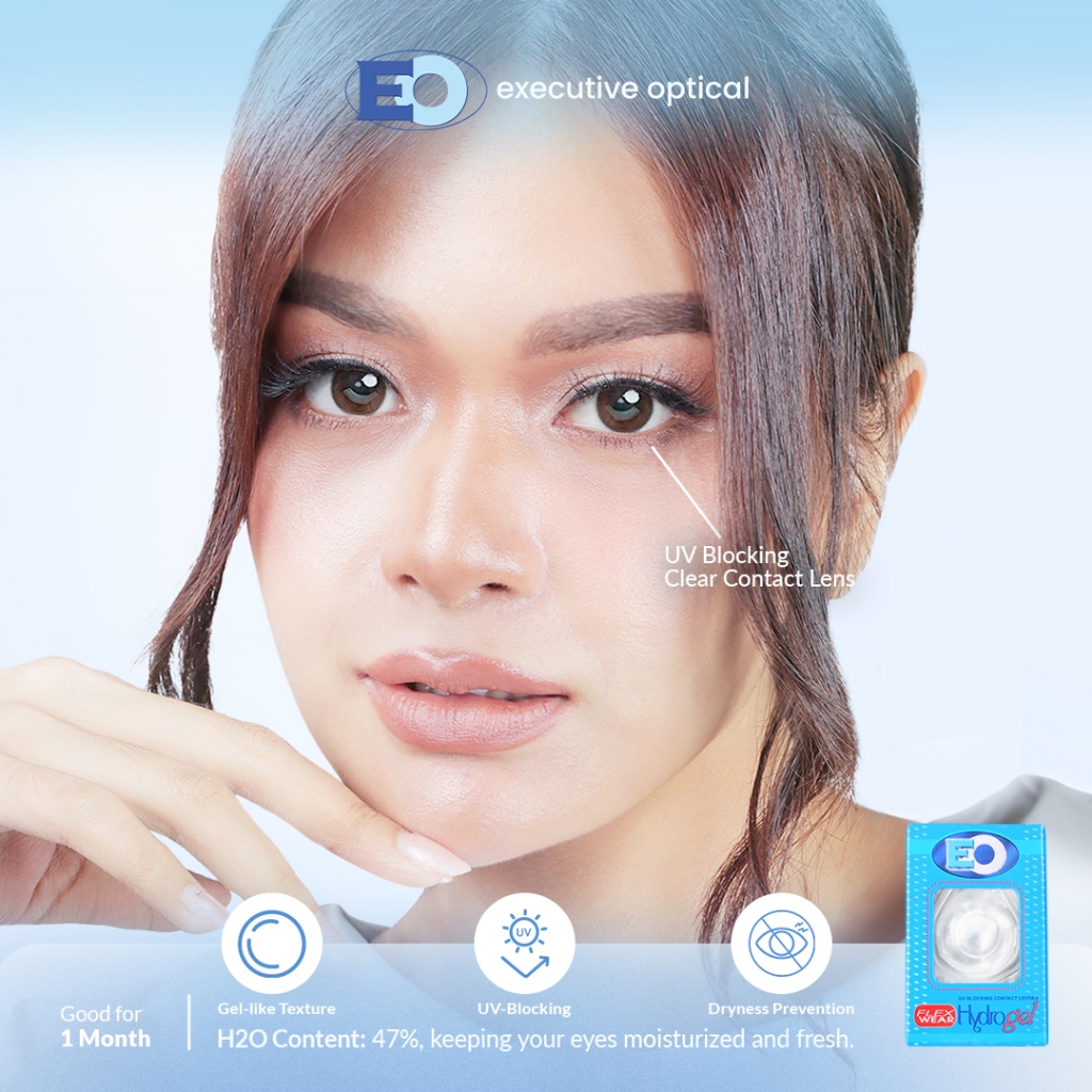 EO Flexwear Hydrogel Clear Contact Lens | Graded Contact Lenses (3 Pairs) | Shopee Philippines