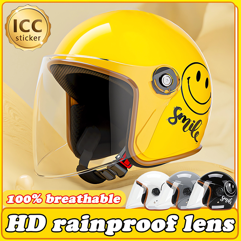 【New Accredited By Icc】helmet for motorcycle HD Anti UV Breathable ...