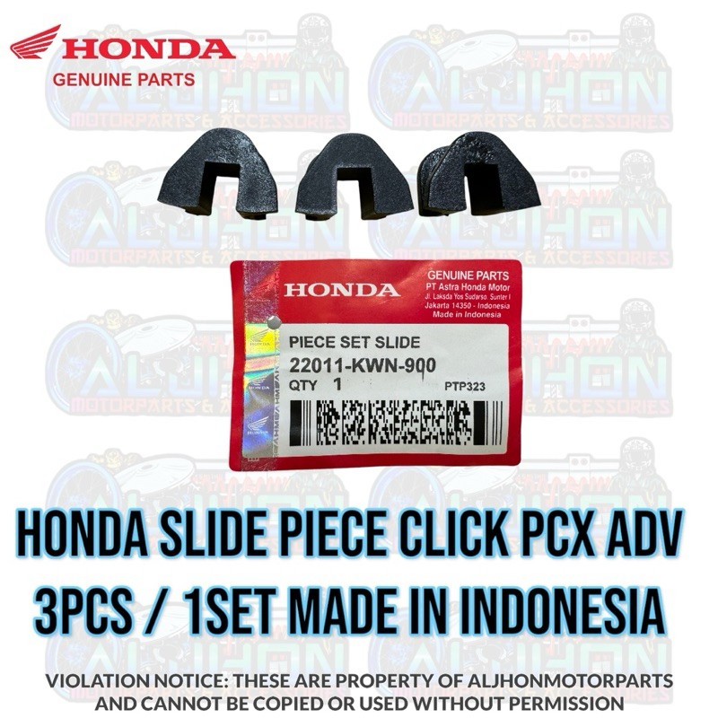 Honda Click 125 / 150 slide piece / Slider 3pcs/1pack Made in Indonesia ...