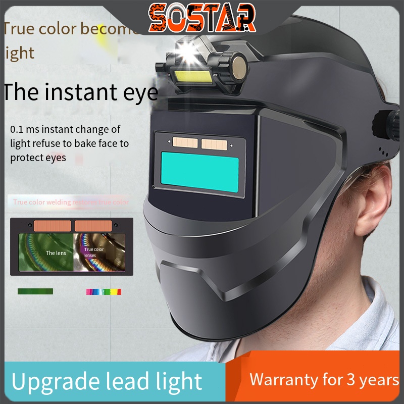 Solar Welding Mask Shield Auto Darkening Sale Original Head Strap No ...