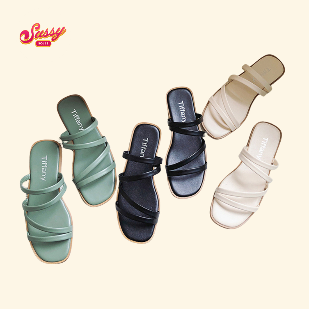 SASSY SOLES Soft Slides High Quality Female Casual Slippers Trendy Flat Sandals NonSlip Elegant ...