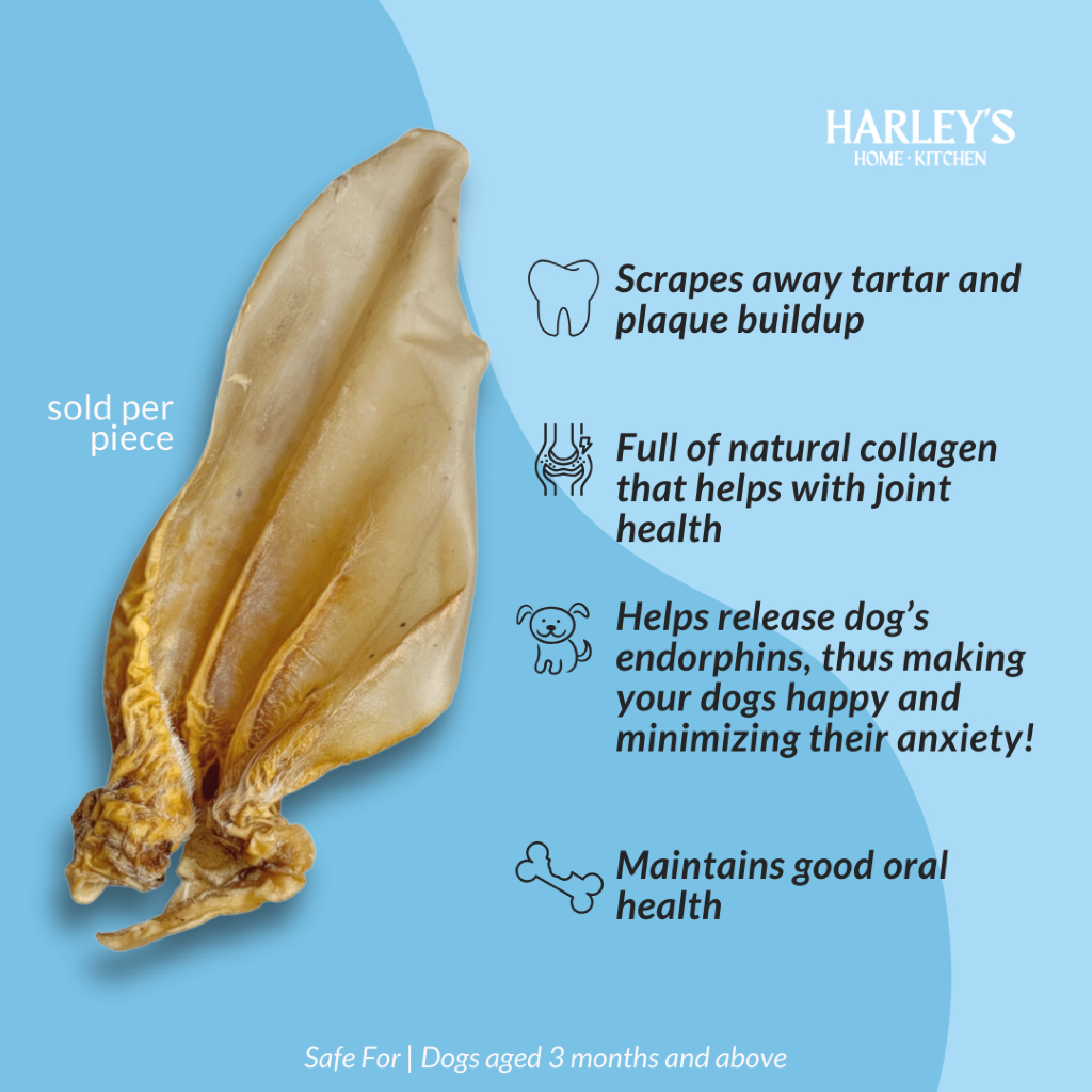 Harley’s Cow Ear Chews - All Natural High Protein Dog Chew - Joint ...