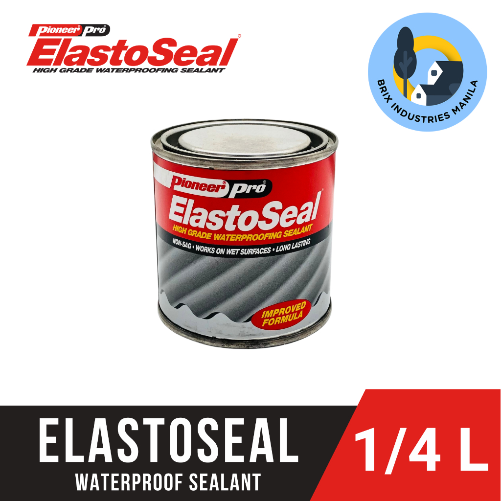 Pioneer Elastoseal High Grade Waterproofing Sealant 1/4L or 1/2L (1/4 Liters or 1/2 Liters ...