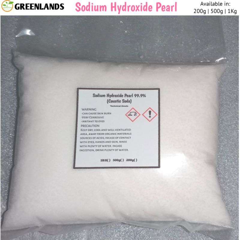 Sodium Hydroxide | Caustic Soda Lye Pearl Technical 1KG | Shopee ...
