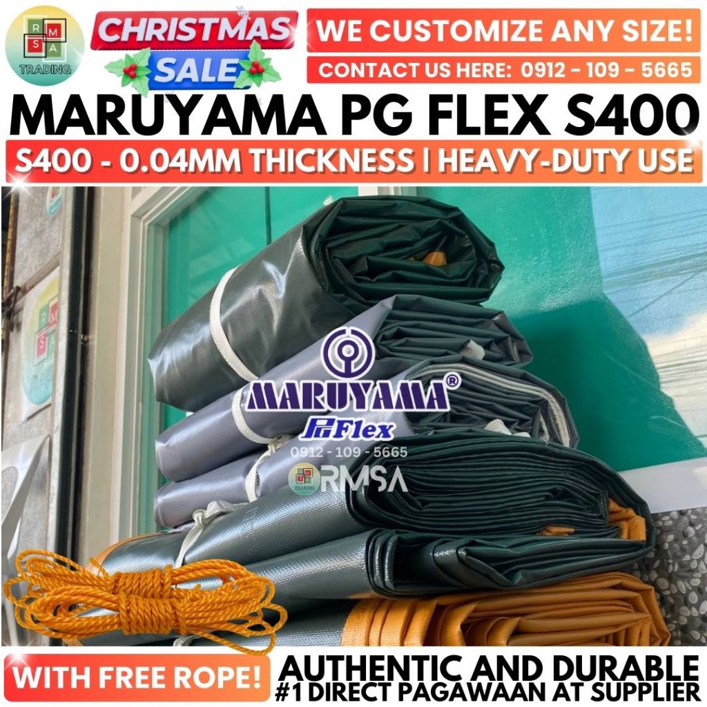 RMSA | 16x24FT S400 MARUYAMA PG FLEX TRAPAL AUTHENTIC BRAND HIGH ...