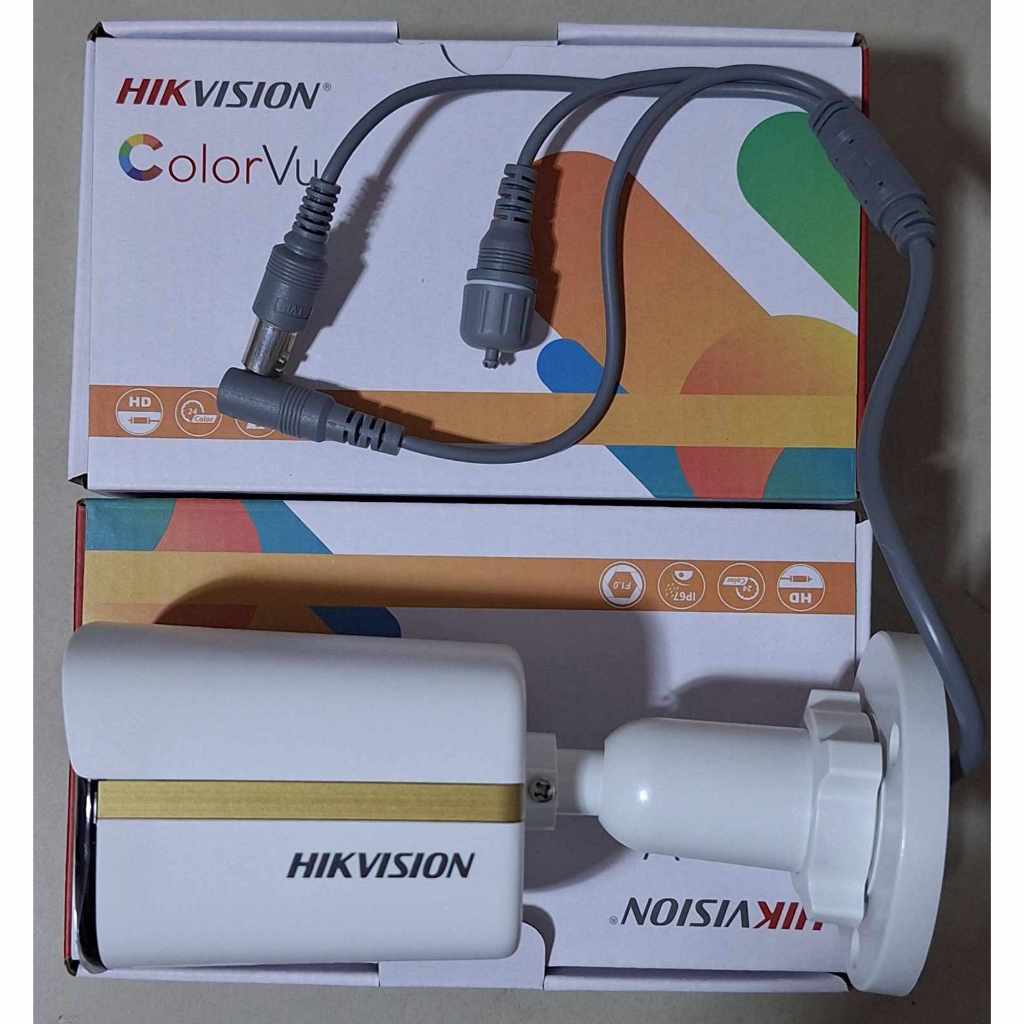 Hikvision ColorVU Bullet 2mp DS-2CE10DF3T-PF 2MP Analog 24/7 Colored ...