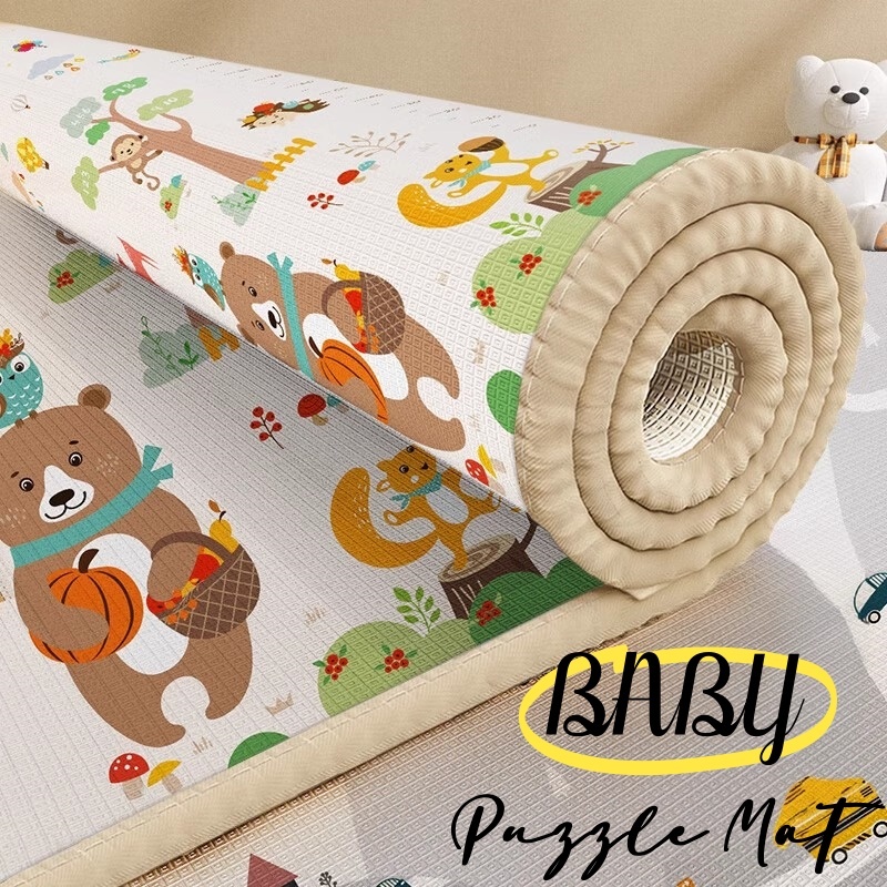 Puzzle Mat Play Mat Thick Foam Family Size Play Mat Floormat Crawling ...