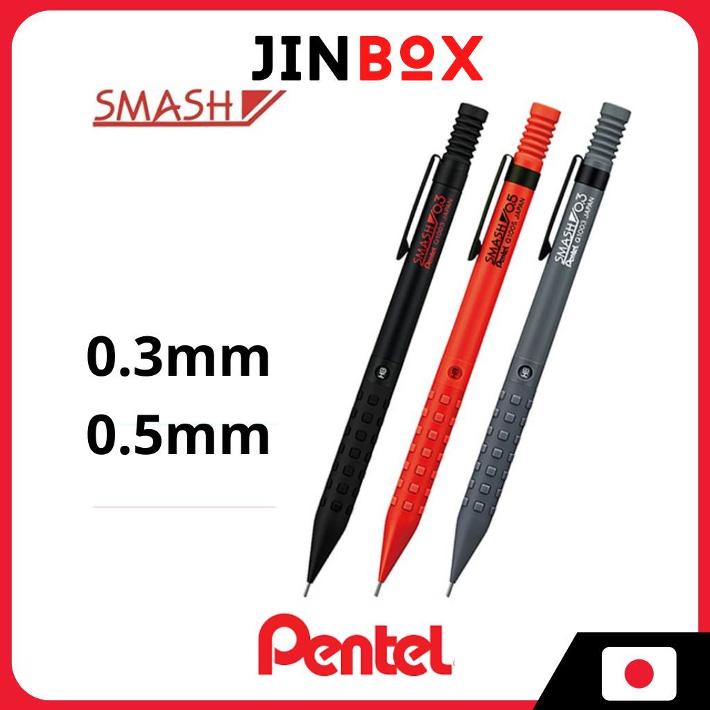 Pentel Mechanical Pencil Smash 0.3mm/ 0.5mm Q1005-N | Shopee Philippines