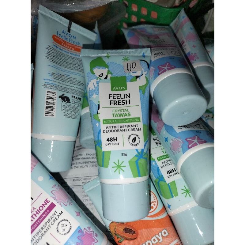 AVON Feelin Fresh Crystal Tawas Natural Brightening Antiperspirant ...