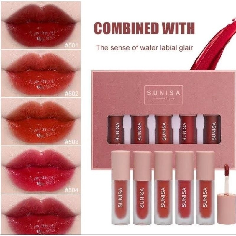 DM Lip Tint Matte Waterproof Sunisa 5in1 | Shopee Philippines