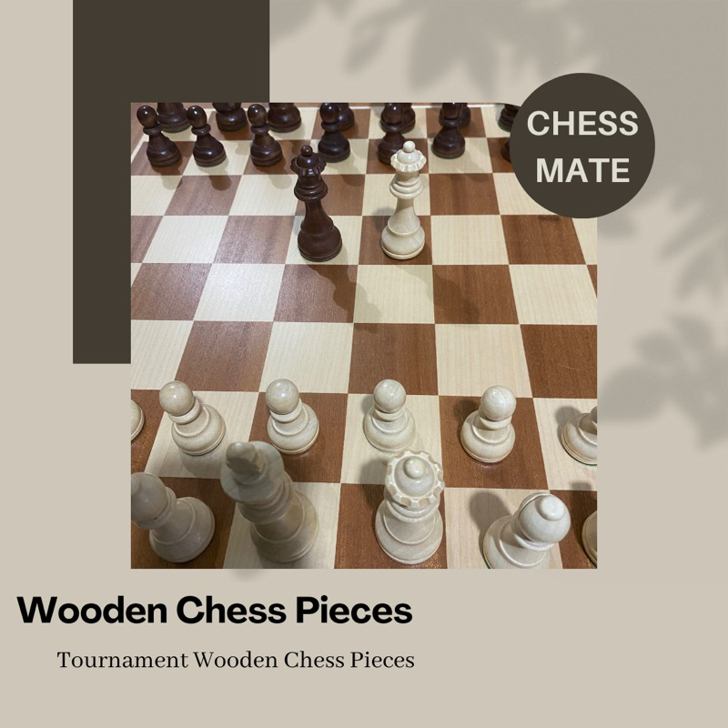 Chessmate • Staunton Series Triple Weight Wooden Chess Set (Wooden ...