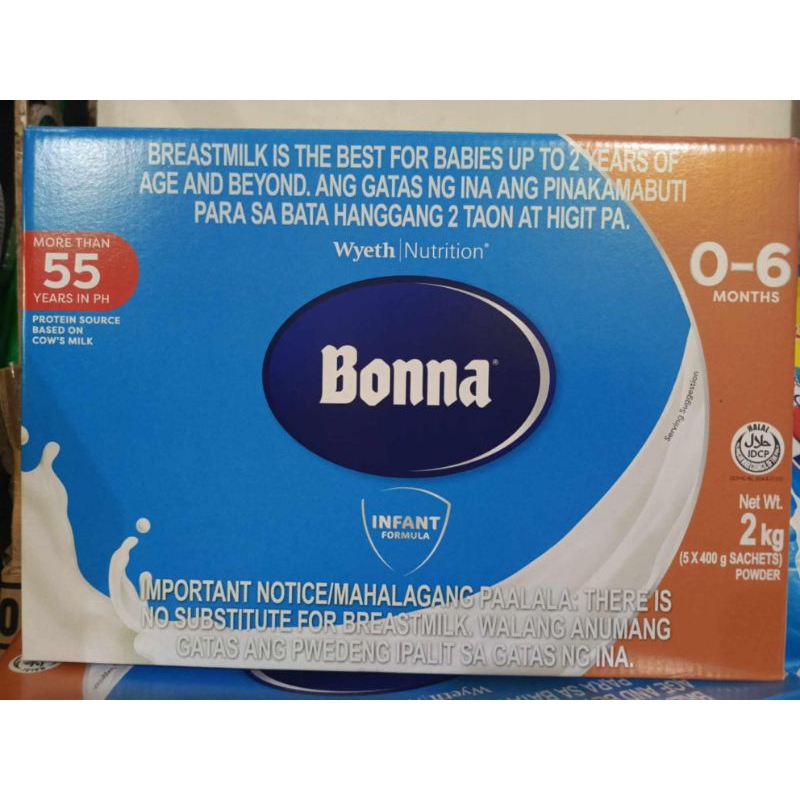 Bonna 0-6 months 2kg (2026 expiry) | Shopee Philippines