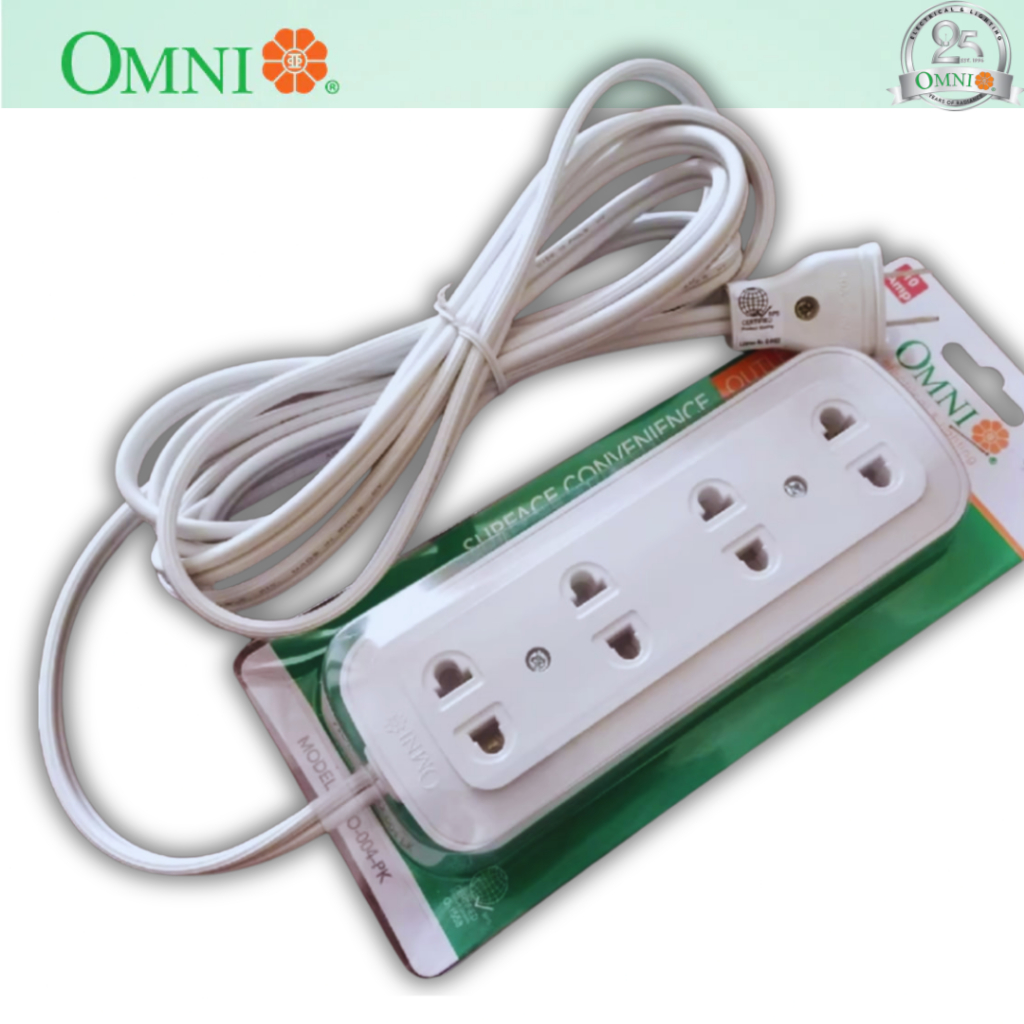 OMNI Original Heavy Duty Self Assembled Extension Cords Power Strip ...