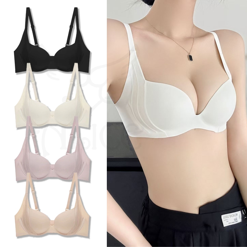 Alice Women 4Color Seamless Bra Push up bra 32-38AB Plus Size Underwear Non-Wire Seamless for ...