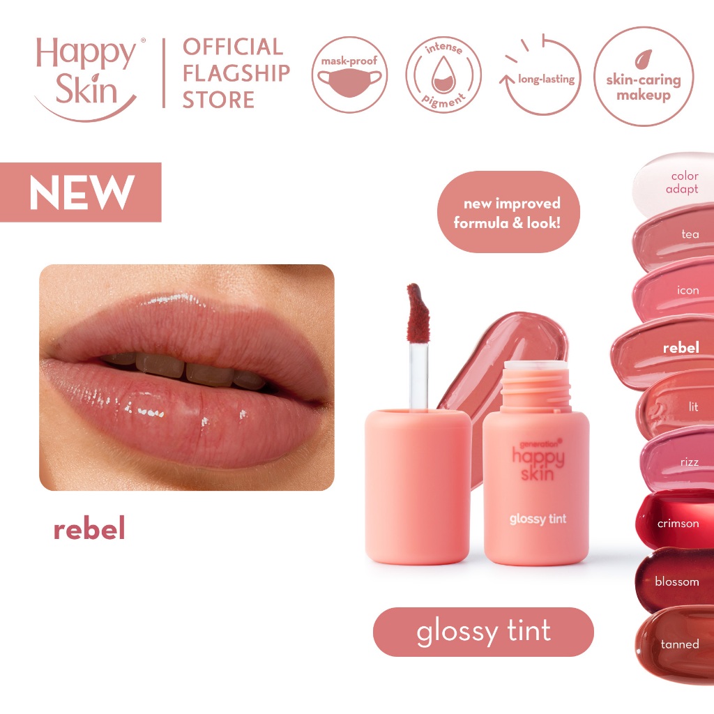 Generation Happy Skin Glossy Tint in Rebel | Shopee Philippines