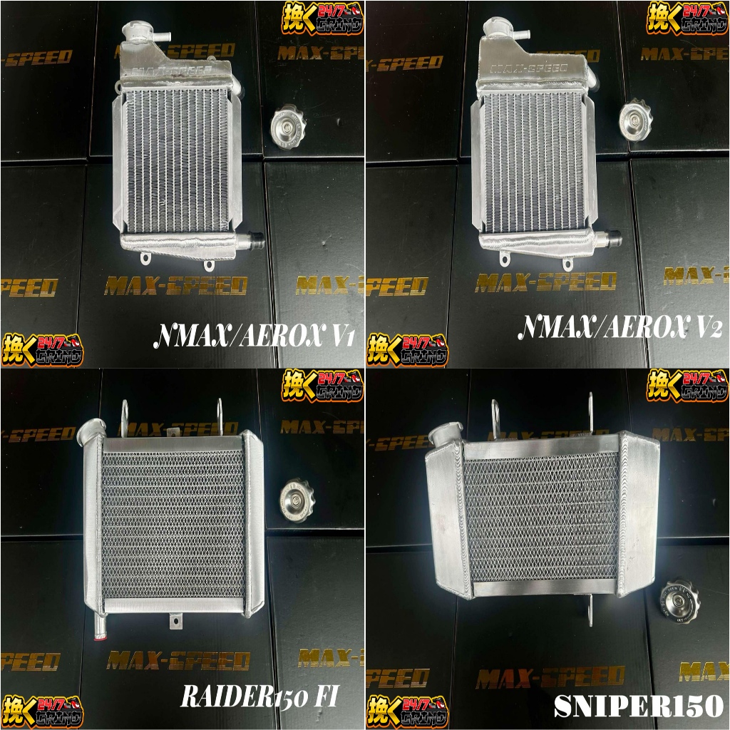 Radiator 2 Rows R150 fi/Sniper 150/Nmax v1 v2/Aerox v1 v2/ Click 125/150 /Made in Thailand MAX ...