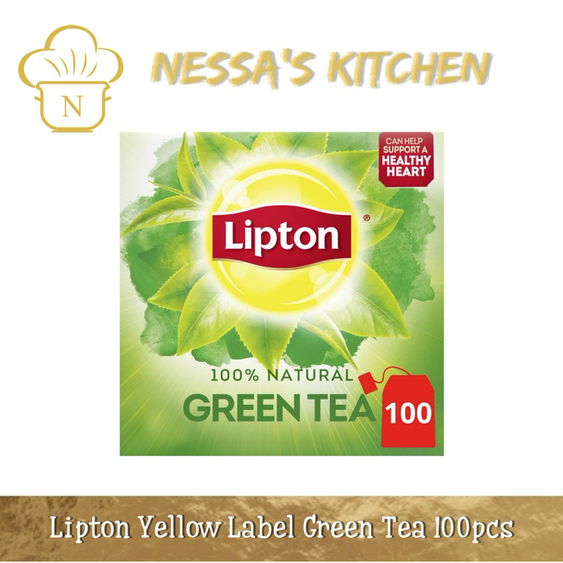 Lipton Yellow Label Green Tea 100pcs [Nessa’s Kitchen] | Shopee Philippines