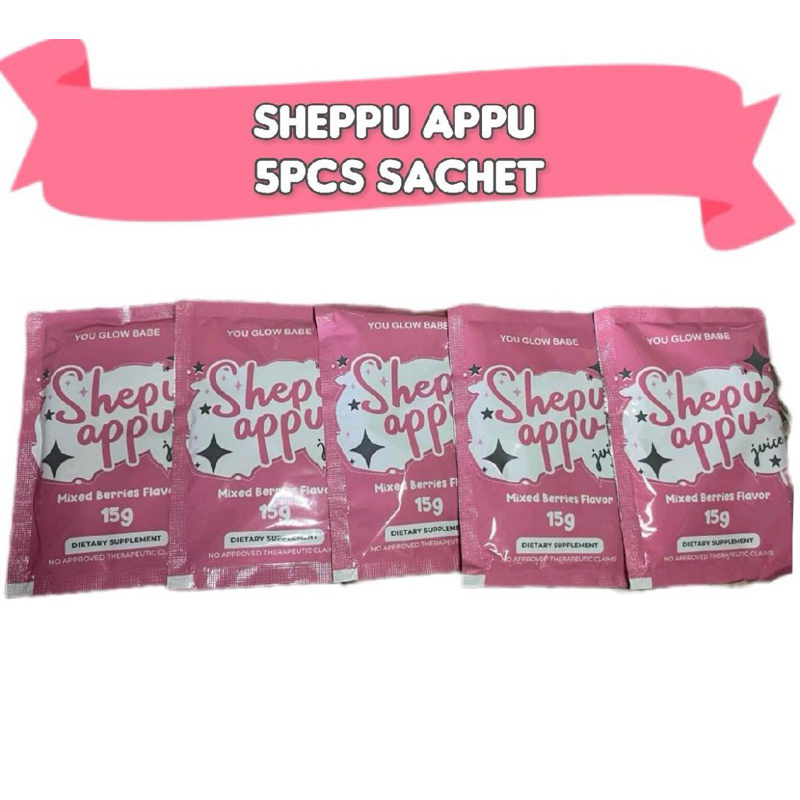 Sheppu Appu Juice ( 5 Pcs sachet ) | Shopee Philippines