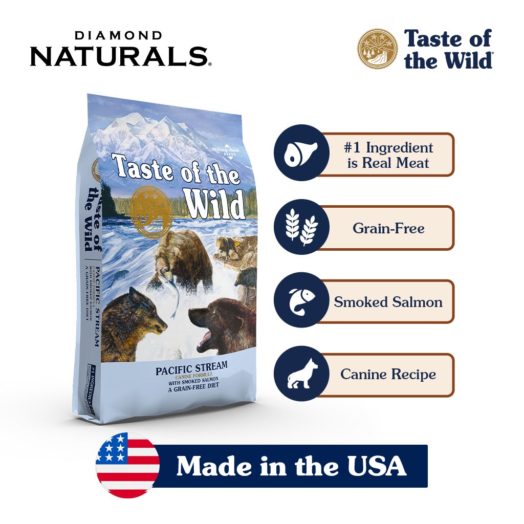 Taste of the Wild - [Pacific Stream with Smoked Salmon 12.2kg] Dog Dry ...