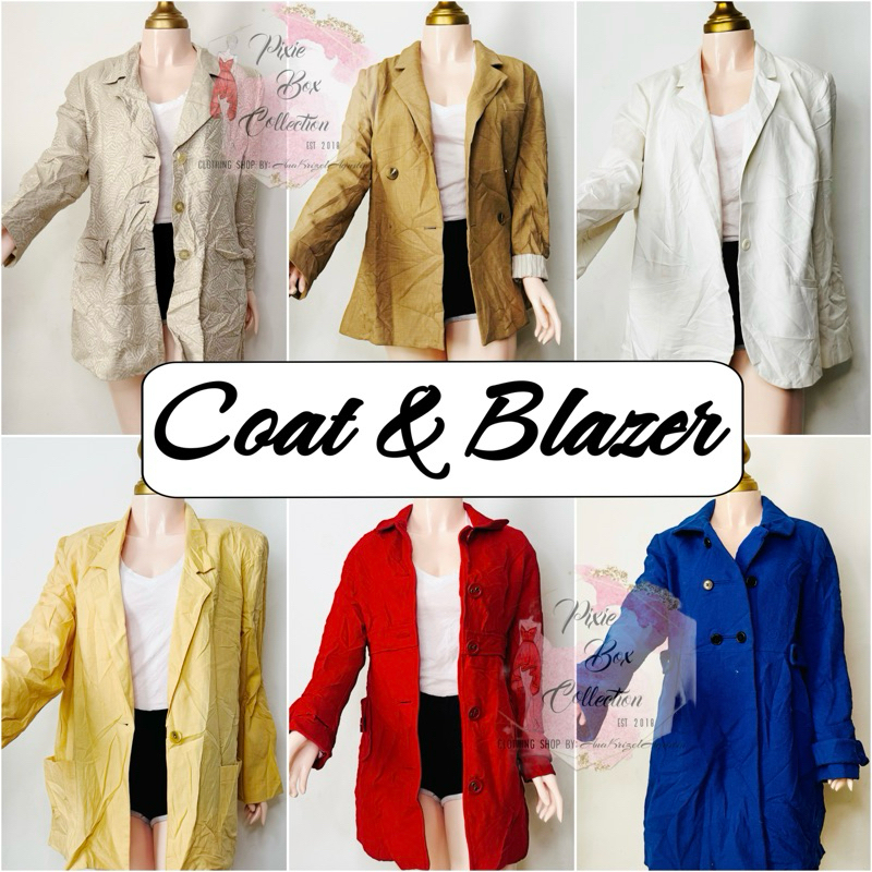 Preloved Branded Men and Women Coat Blazer | Shopee Philippines